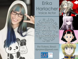 2019 JMAC Voice Actor Event! Erika Harlacher – JAPC – Japanese Anime ...